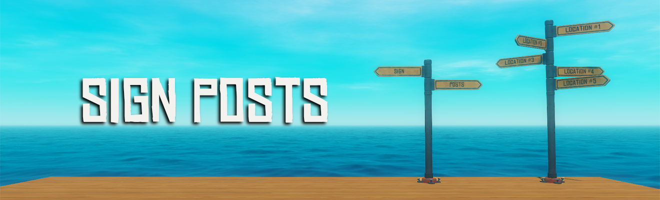 Signposts - RaftModding